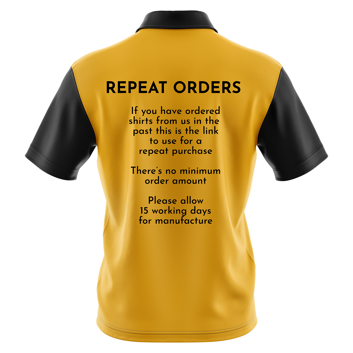 Repeat Orders Existing Designs – Custom Dart Shirts