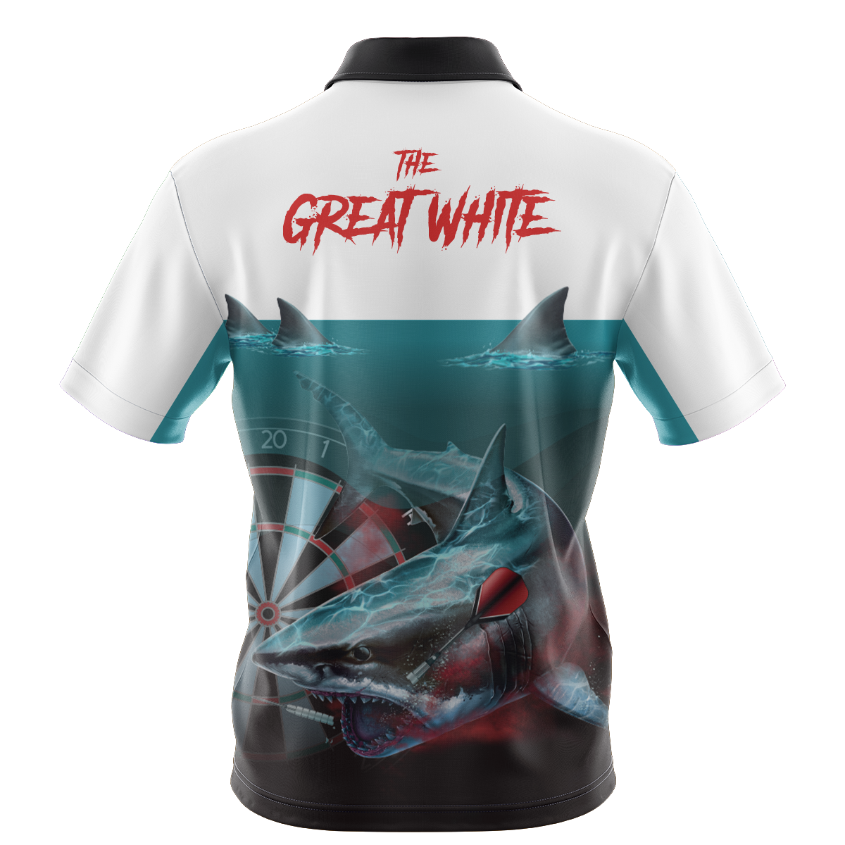 Great White Shark 25 - MTOC – Custom Dart Shirts